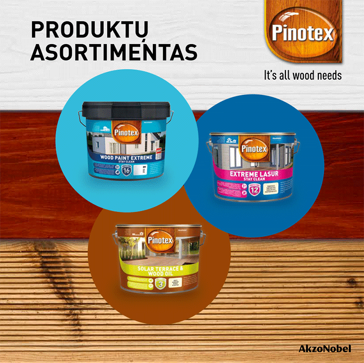 Pinotex produktų katalogas | Pinotex